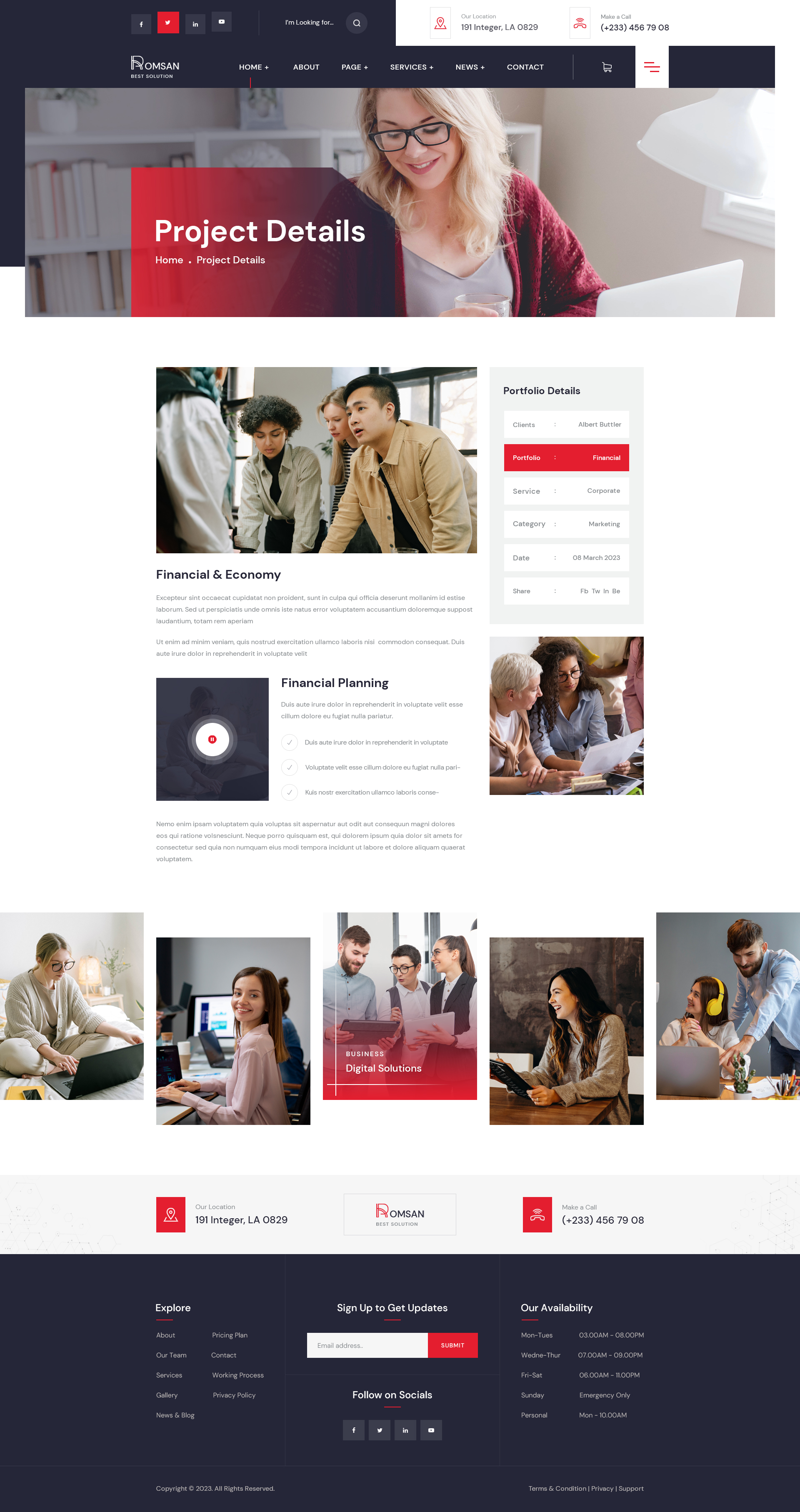 Romsan - Creative Digital Agency Xd Template by WebBmasda | ThemeForest