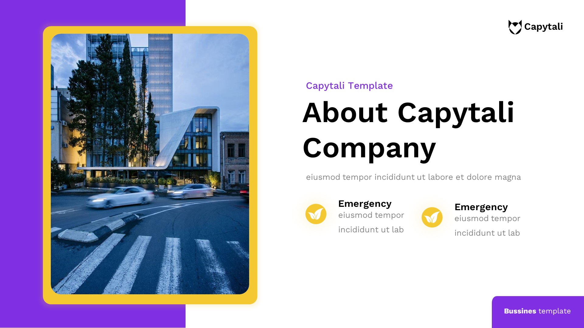 Capitali - Business Powerpoint Template, Presentation Templates ...