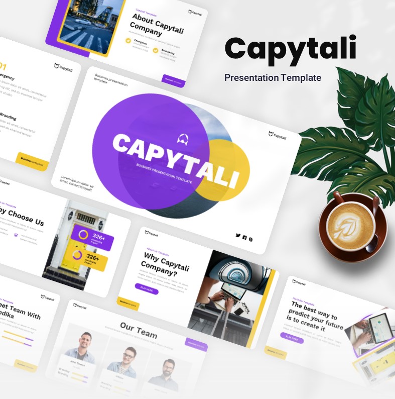 Capitali - Business Powerpoint Template, Presentation Templates ...