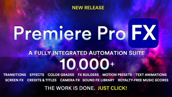 Premiere Pro FX Plugin Extension of Video Effects - Transitions ...