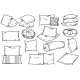 Doodle Hand Drawn Pillows for Sleep Rest , Vectors | GraphicRiver