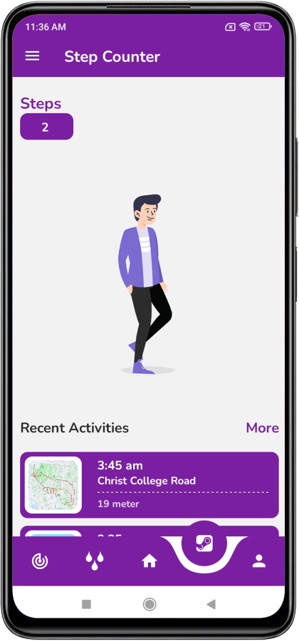 Fitness Run Tracker Step Counter And Water Reminder App React Native Ios Android App Template