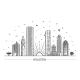 Houston City Skyline Vector Illustration, Vectors | GraphicRiver