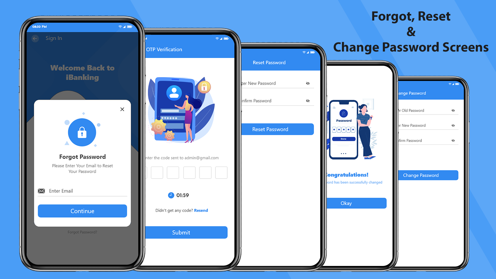 iBanking - Online Mobile Banking Platform Flutter App by AppDevsX ...