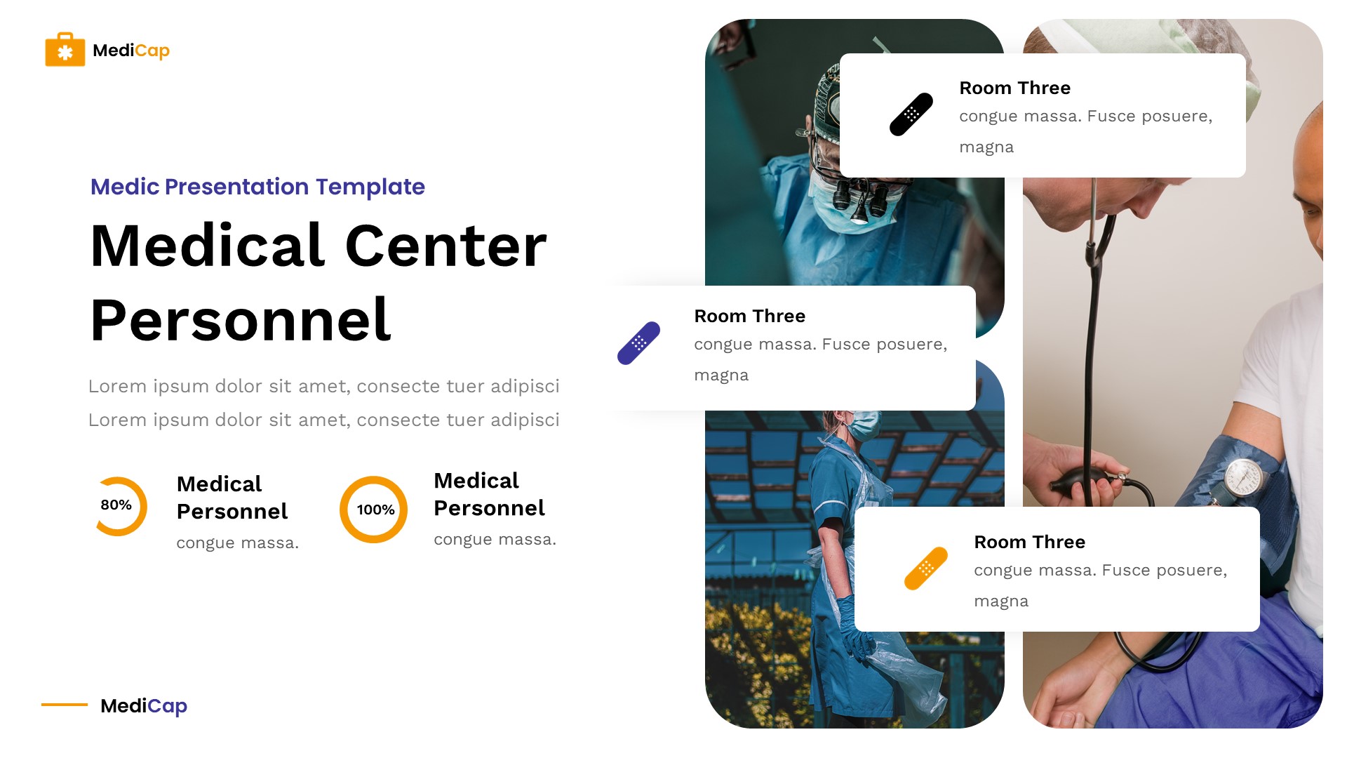 Medicap - Medical Doctor Google Slides Template, Presentation Templates
