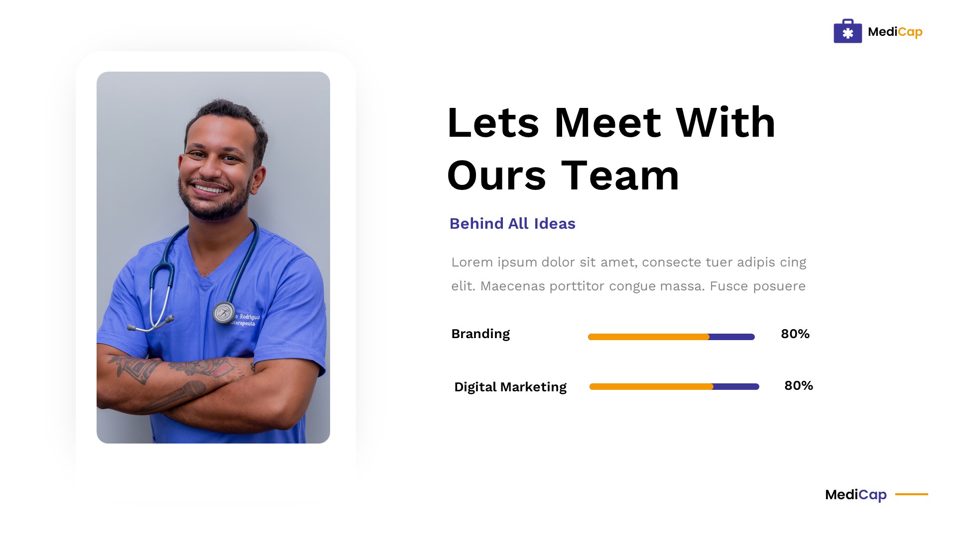 Medicap - Medical Doctor Google Slides Template, Presentation Templates