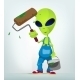 Funny Alien, Vectors | GraphicRiver