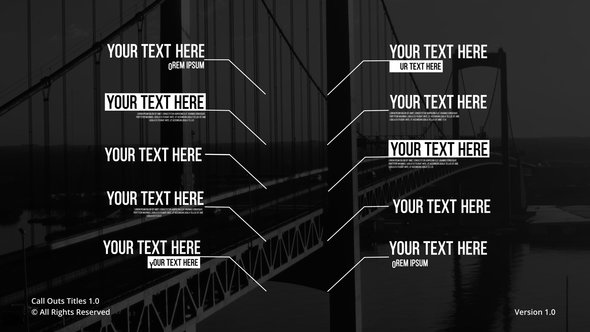 Minimal Call Outs | FCP, Apple Motion Templates | VideoHive