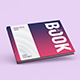 Customizable Realistic Rectangular Thick Hard-Cover Book Mockup on A ...
