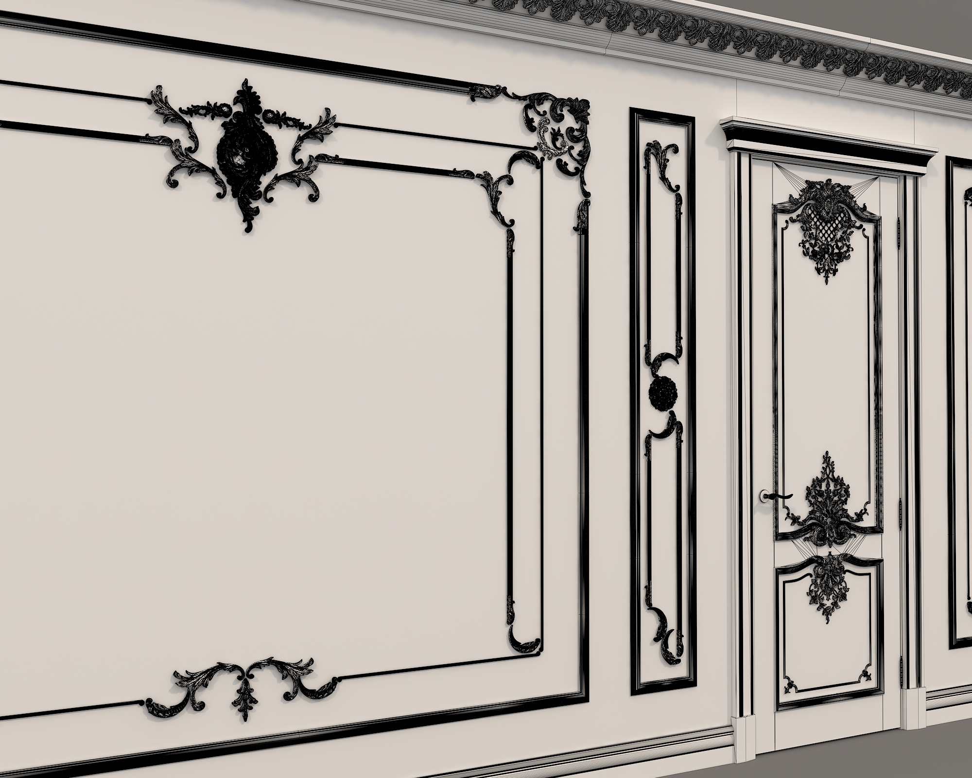 Classic Interior Wall Decoration 19 by nhattuankts | 3DOcean