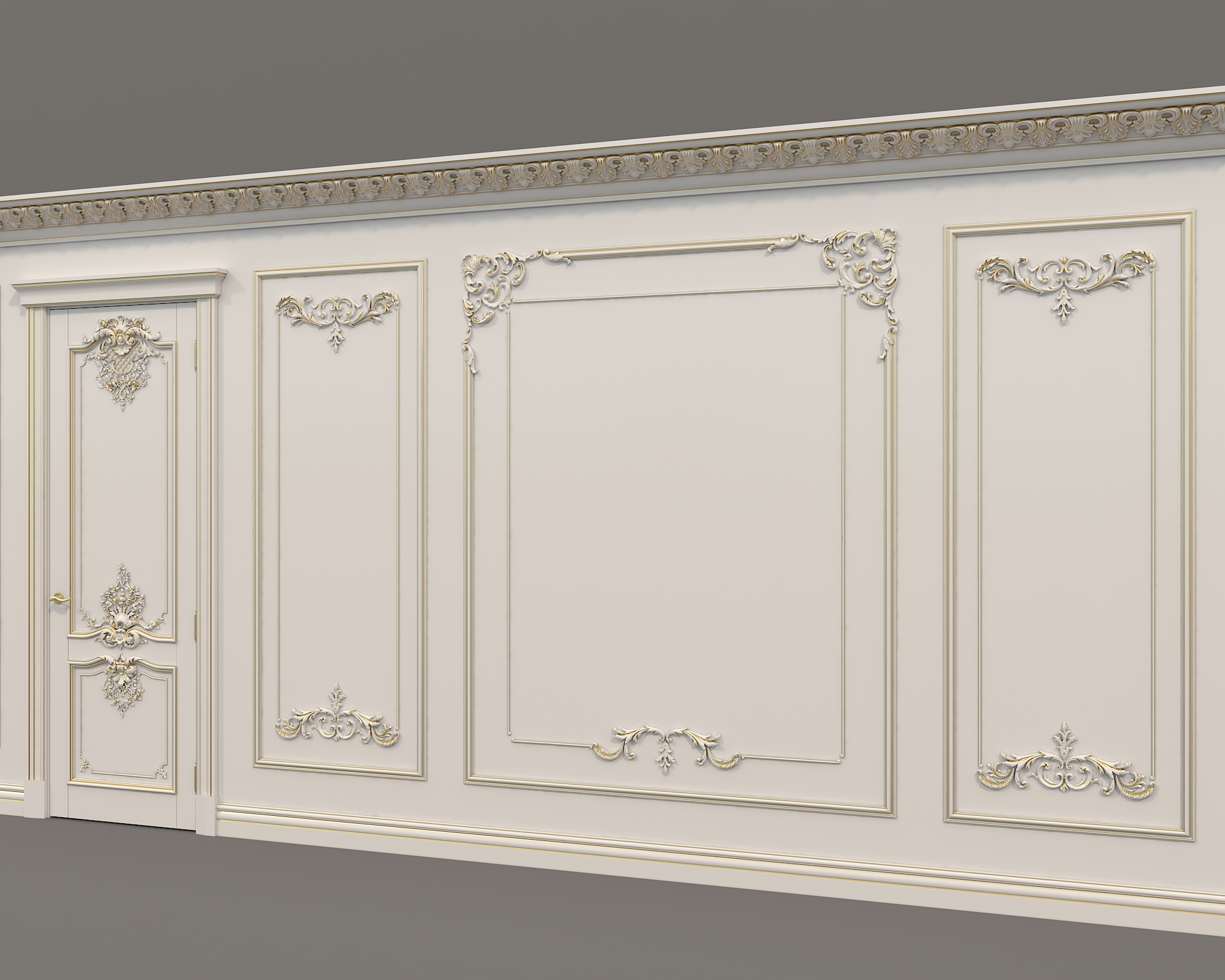 Classic Interior Wall Decoration 19 by nhattuankts | 3DOcean