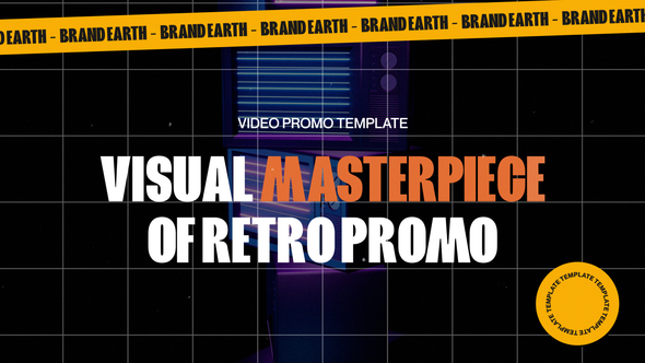 Retro Style Video Display After Effect Template, After Effects Project ...
