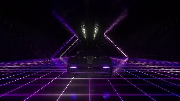 3d Cyberpunk Retro Style, Motion Graphics | VideoHive