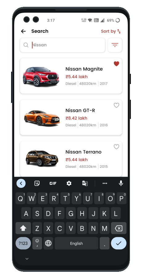 Car Buy & Sell App Template in React Native | Multi Language | CarMax ...
