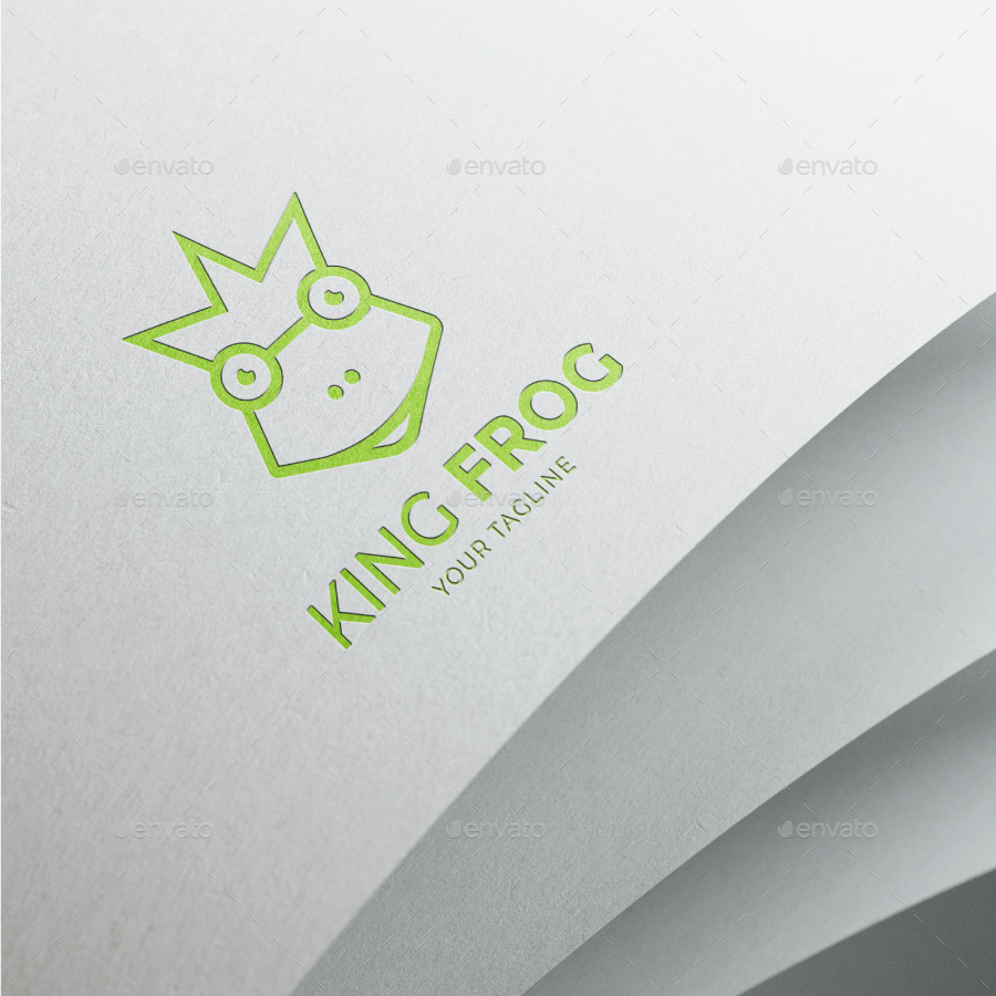 King Frog logo, Logo Templates | GraphicRiver
