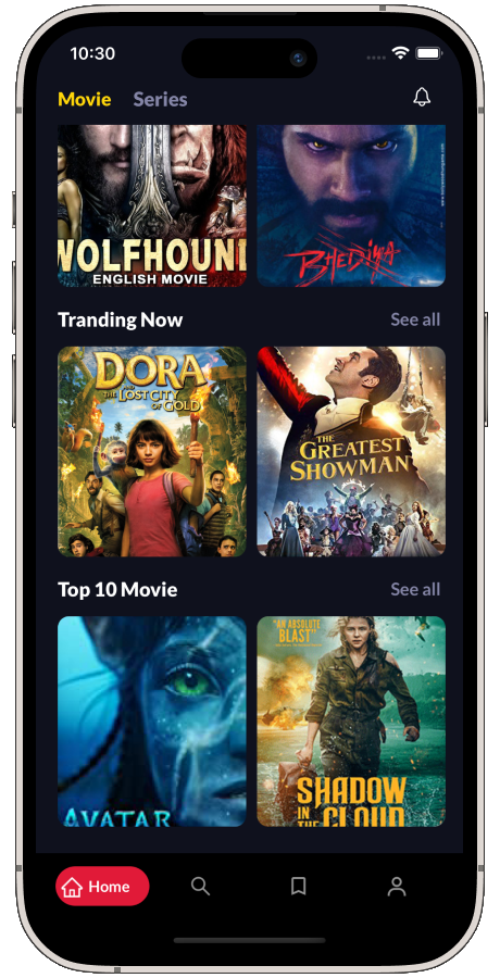 Movie App | Web Series App | Online Video Streaming App | OTT App | iOS ...