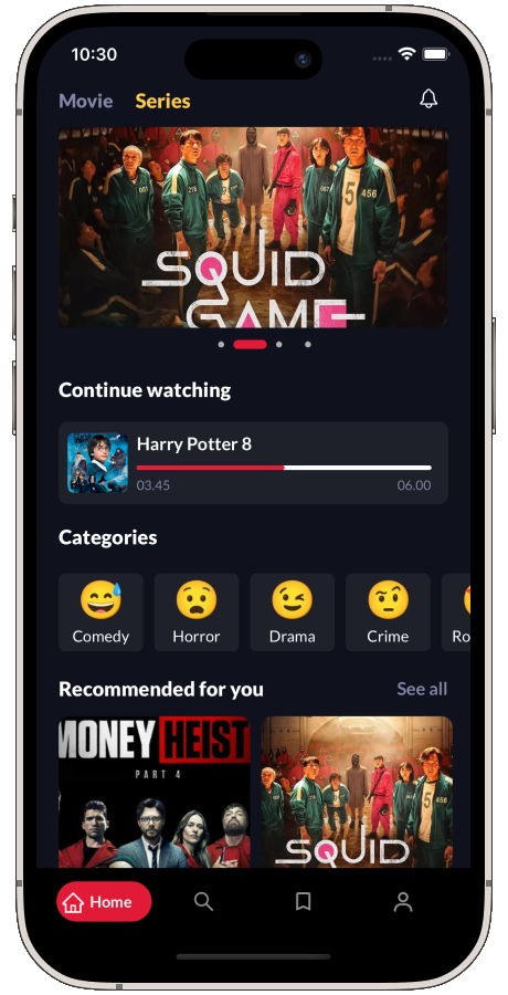 Movie App | Web Series App | Online Video Streaming App | OTT App | iOS ...