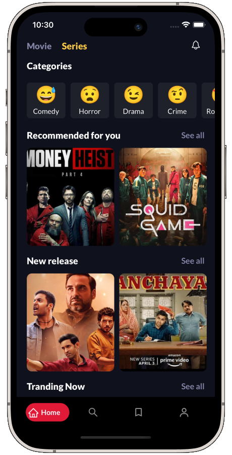 Movie App | Web Series App | Online Video Streaming App | OTT App | iOS ...