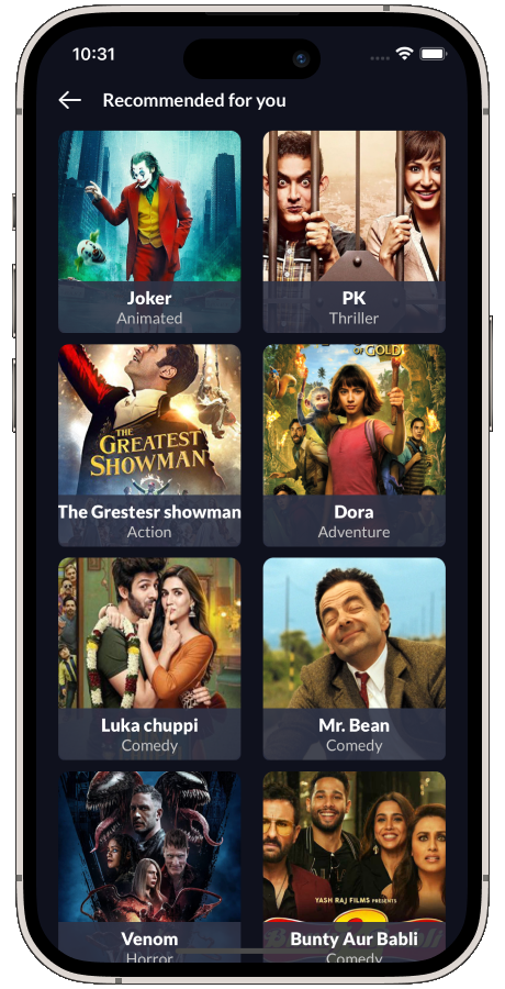 Movie App | Web Series App | Online Video Streaming App | OTT App | iOS ...