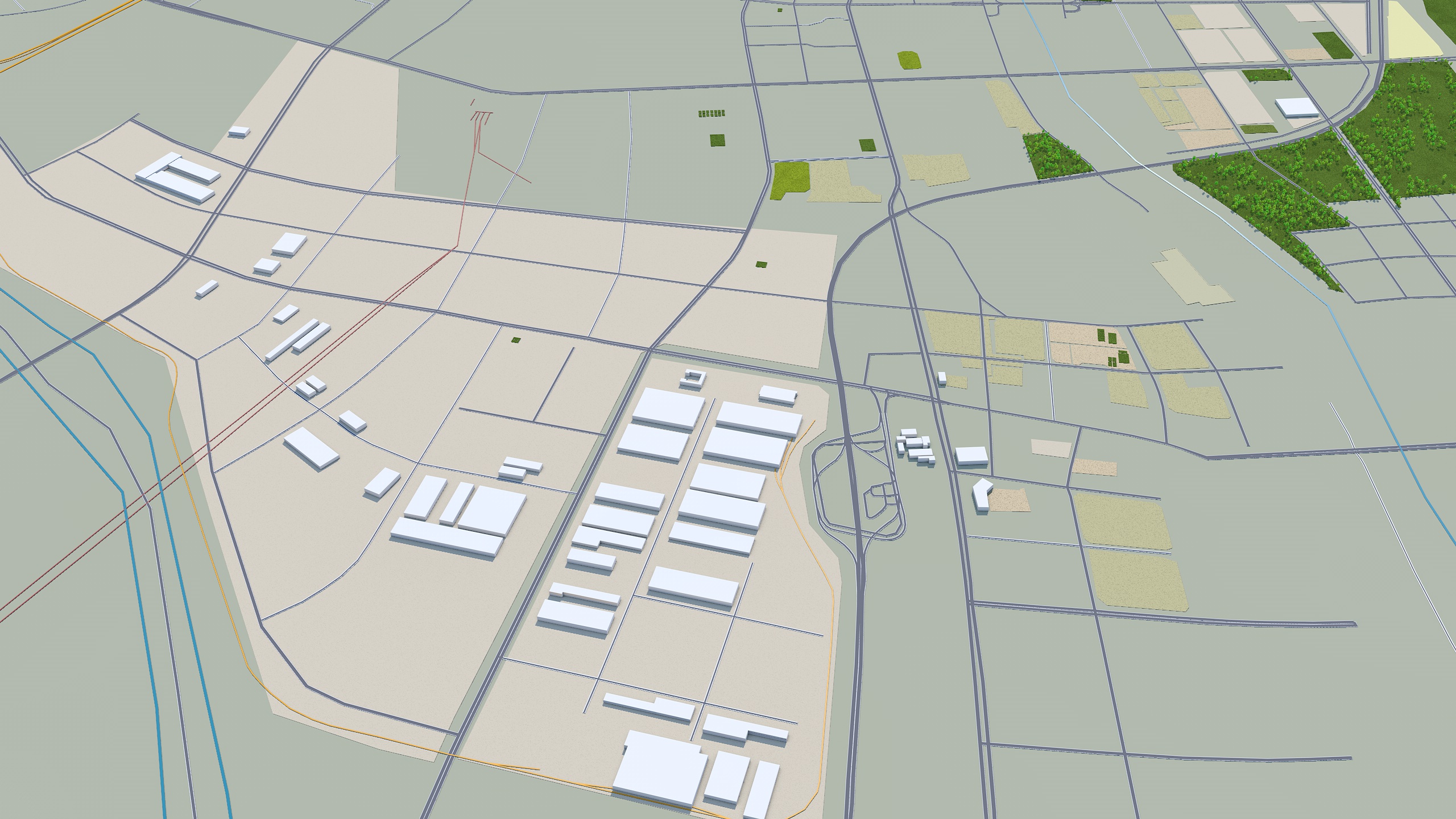 Deyang city Sichuan China 3d model 20km by TurboCG | 3DOcean