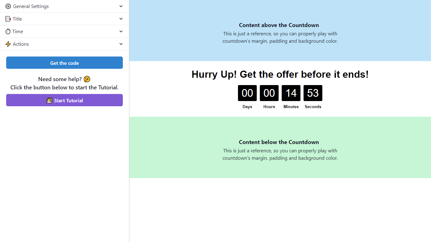 Countdown Timer by jhernandezc | CodeCanyon
