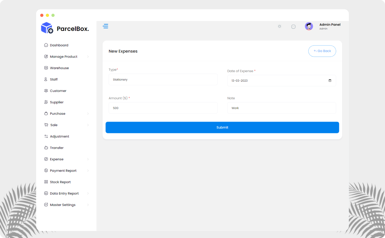 ParcelBox : Sales, Stocks & Purchase Billing with Ultimate Warehouse ...