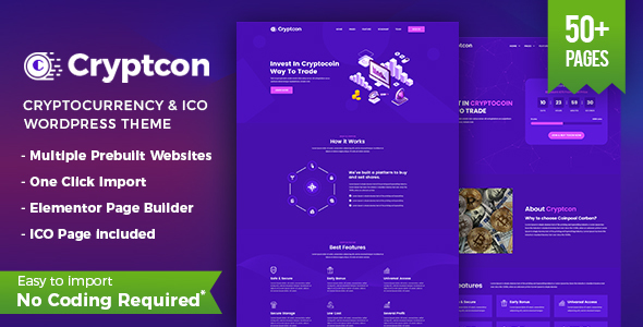 Cryptcon | ICO, Bitcoin And Crypto Currency WordPress Theme by ...