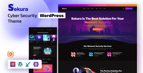 Sekura - Cyber Security WordPress Theme by EnvyTheme | ThemeForest