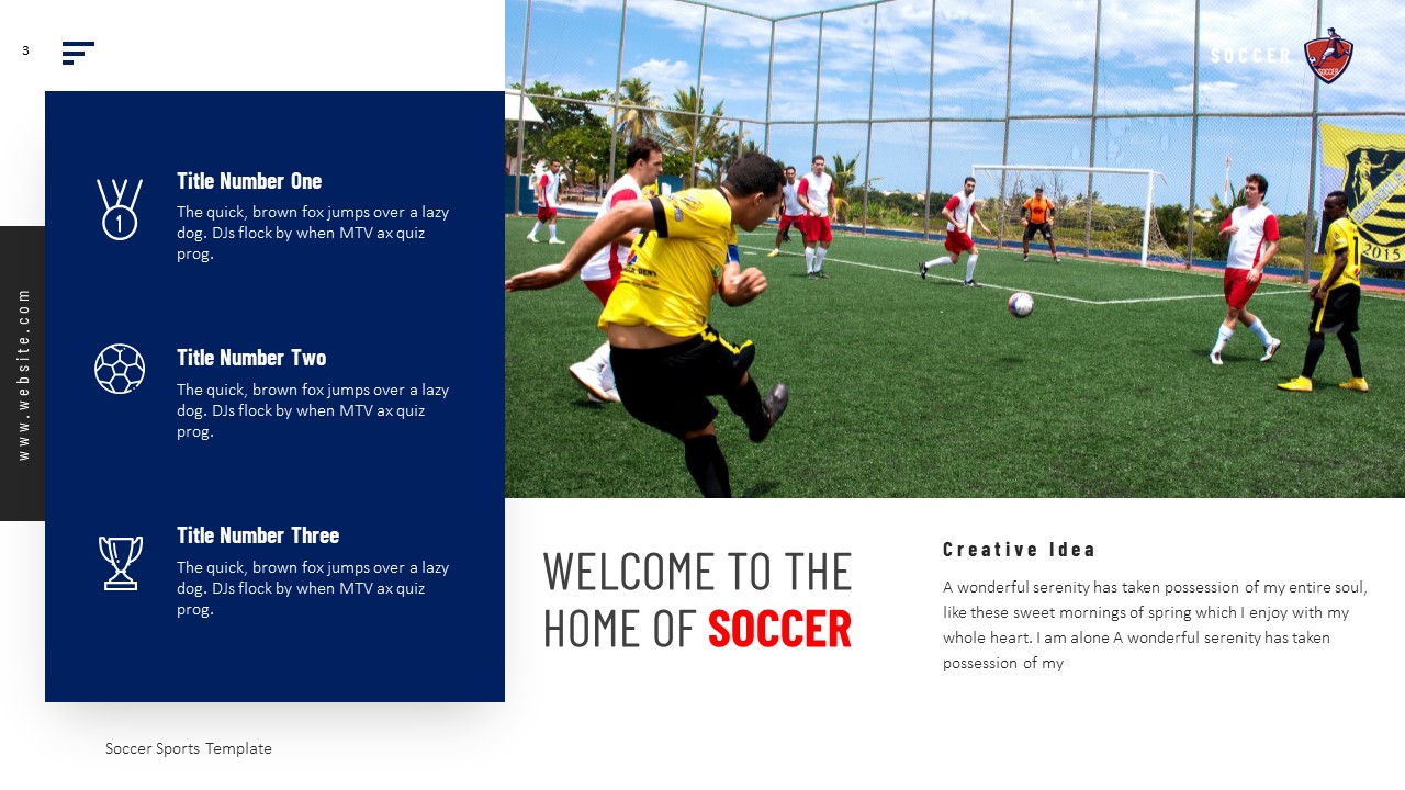 Soccer PowerPoint Presentation, Presentation Templates | GraphicRiver