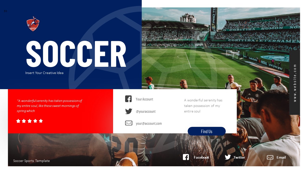 Soccer PowerPoint Presentation, Presentation Templates | GraphicRiver
