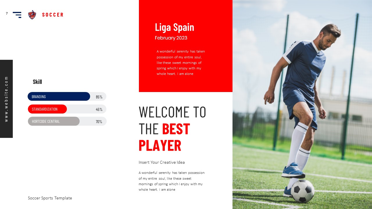 Soccer PowerPoint Presentation, Presentation Templates | GraphicRiver