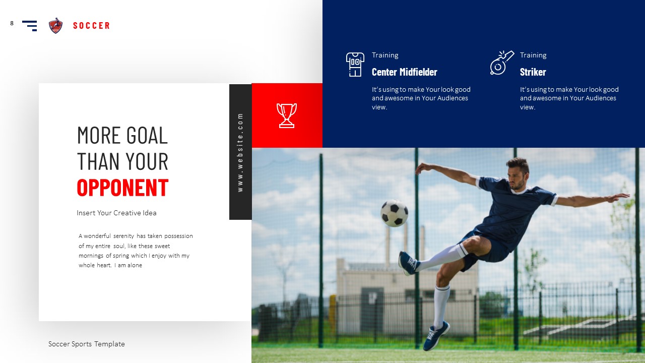 Soccer PowerPoint Presentation, Presentation Templates | GraphicRiver
