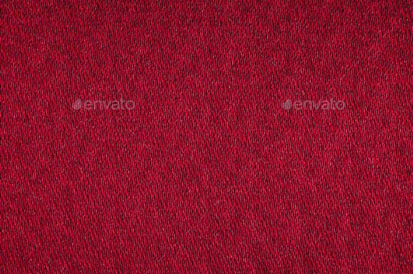 Closeup red color fabric sample texture backdrop. Stock Photo by thaiicetea