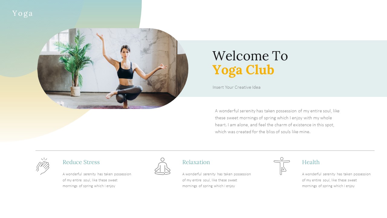 Yoga PowerPoint Presentation, Presentation Templates | GraphicRiver
