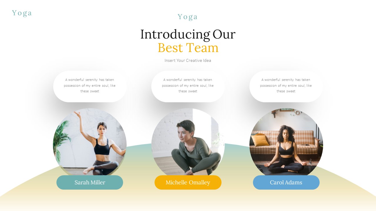 Yoga PowerPoint Presentation, Presentation Templates | GraphicRiver