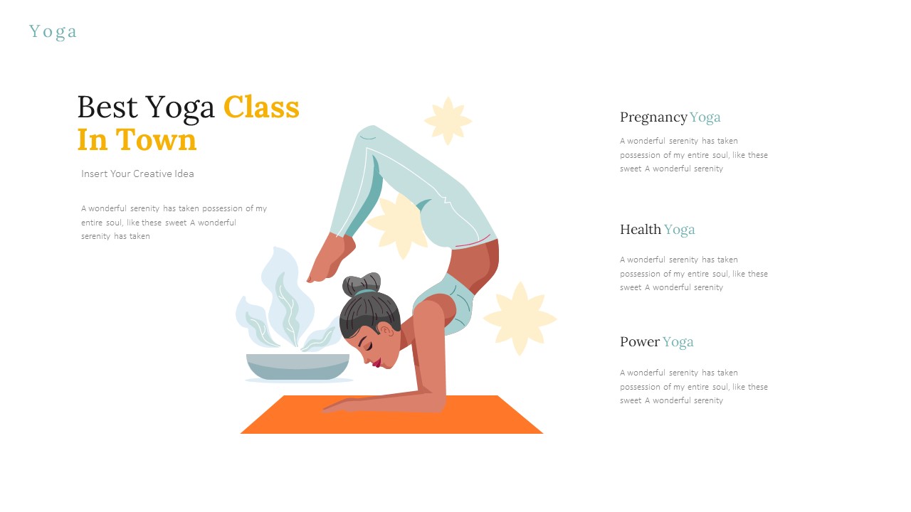 Yoga PowerPoint Presentation, Presentation Templates | GraphicRiver