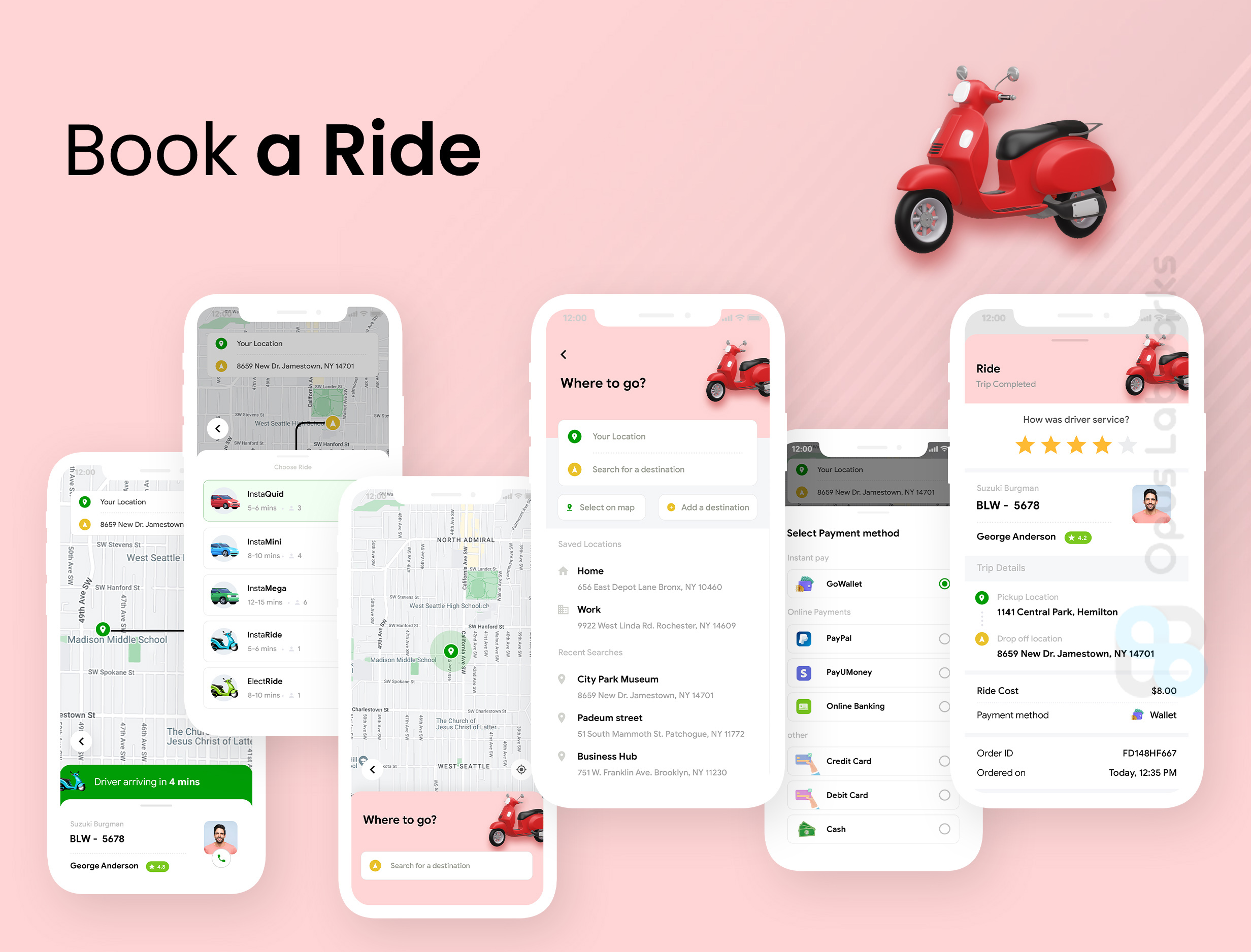 8 in 1 Multi-service App Template | Cab Booking| Handyman| eCommerce ...