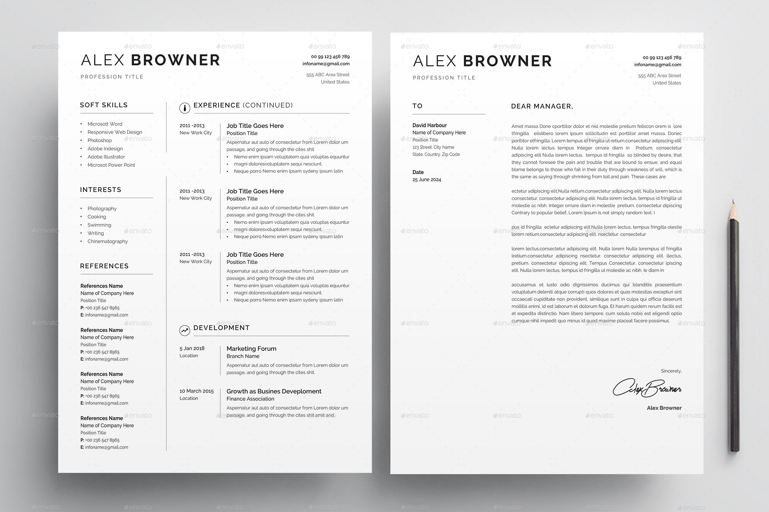 Resume, Print Templates | GraphicRiver