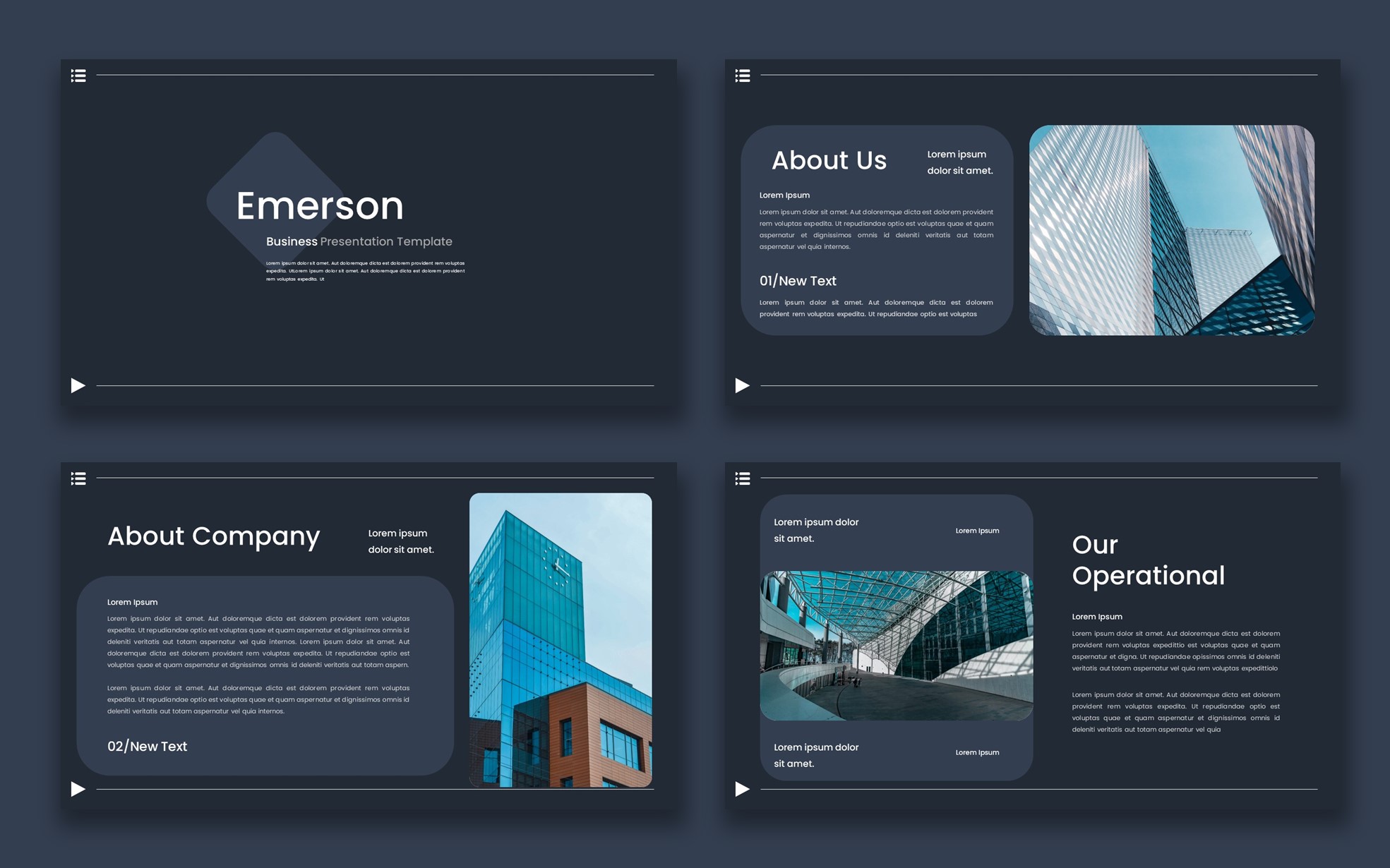 Emerson – Business Google Slide Template, Presentation Templates ...