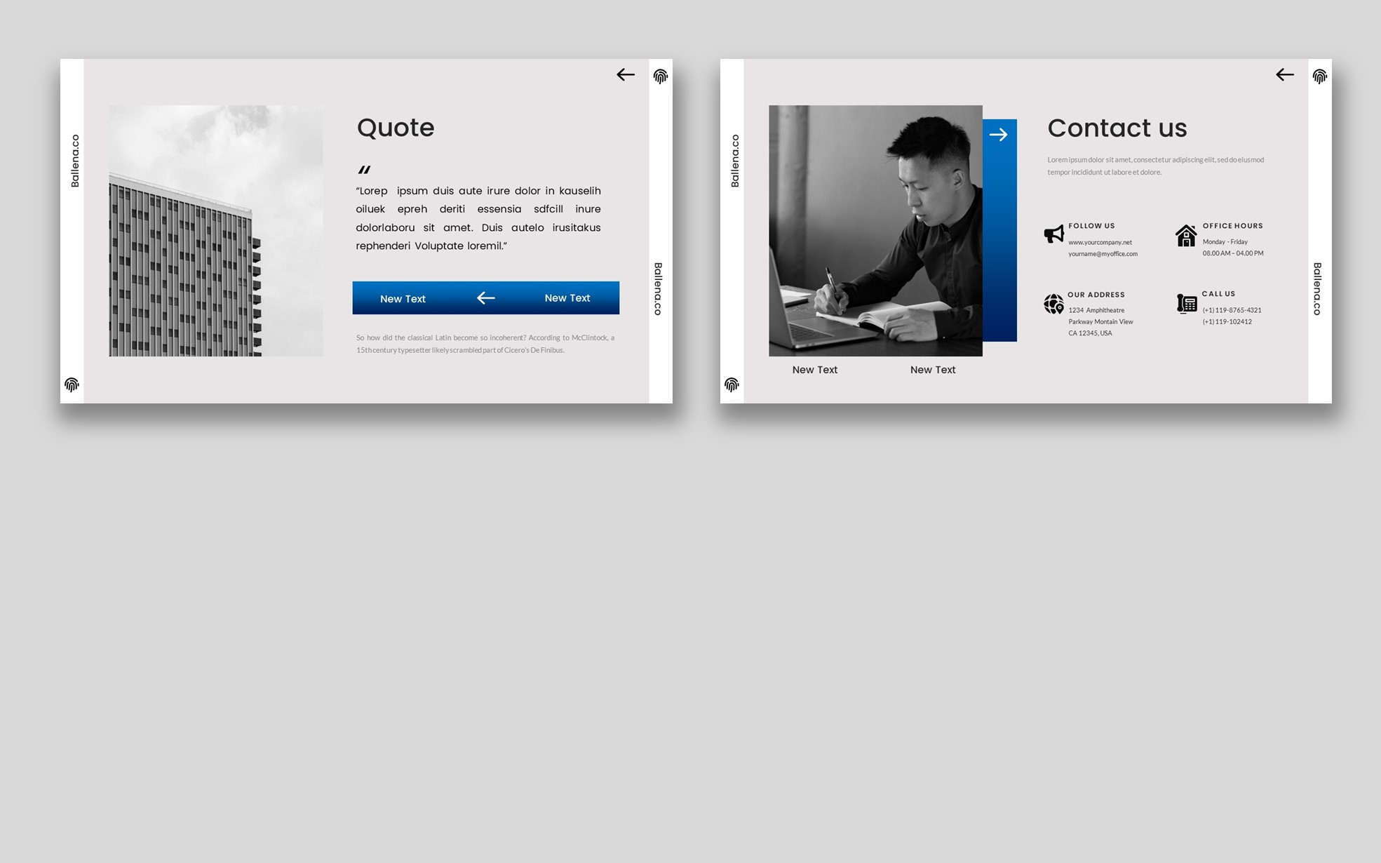 Ballena - Business PowerPoint Template, Presentation Templates ...