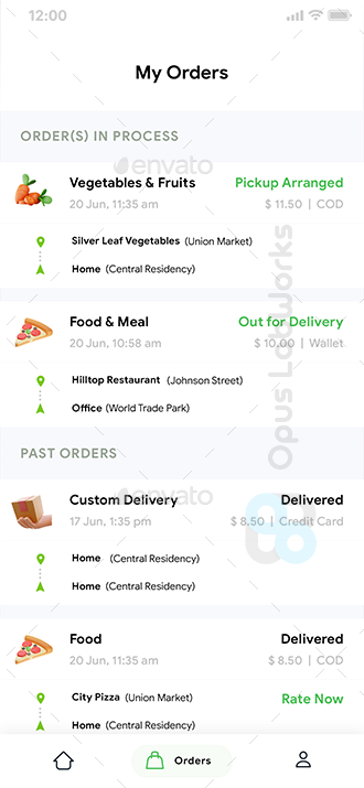 3 App | Courier Delivery | Delivery App UI Kit | Medicine Delivery ...
