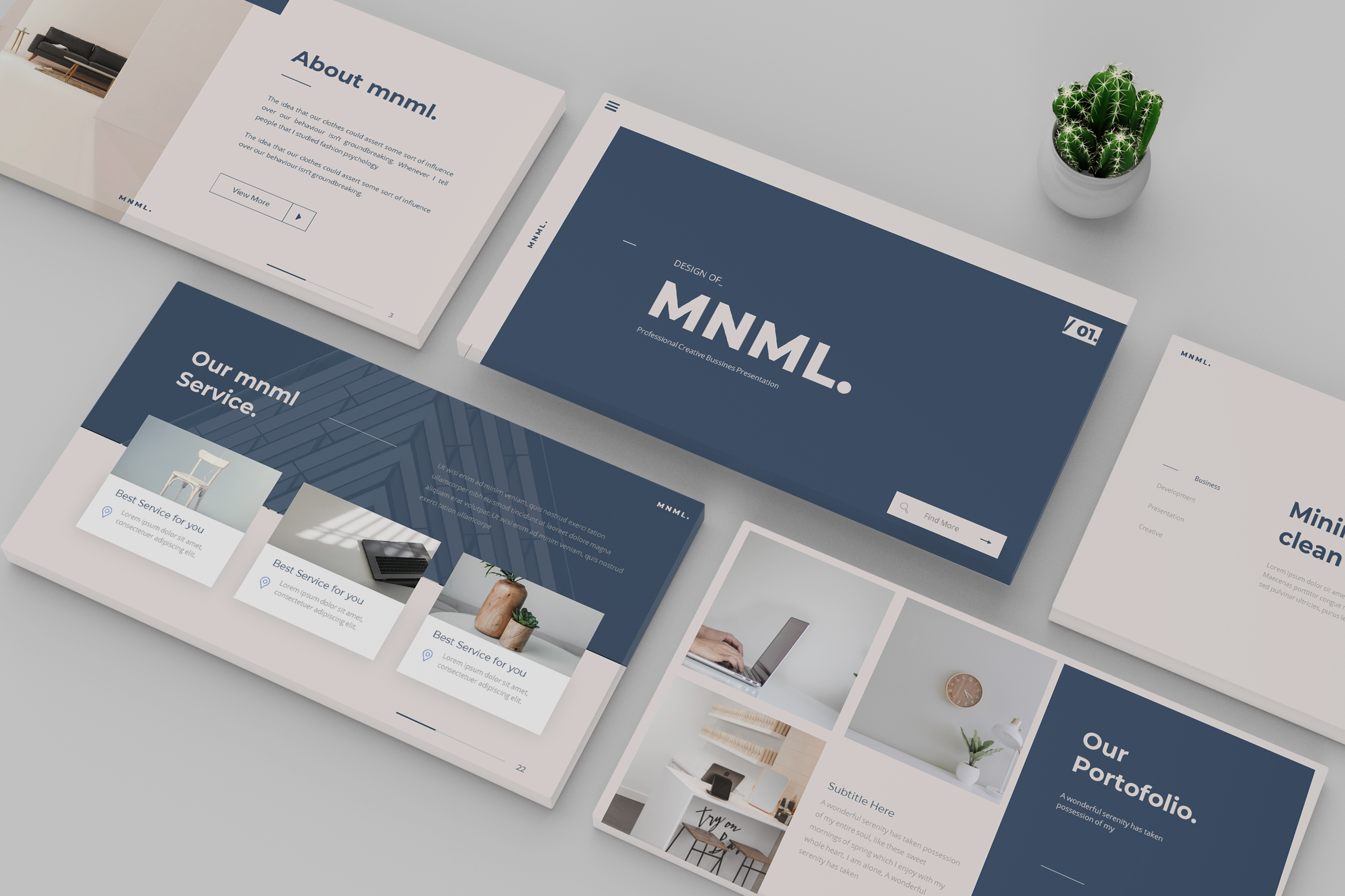 MNML. - Professional Minimal Creative Business Powerpoint Template ...