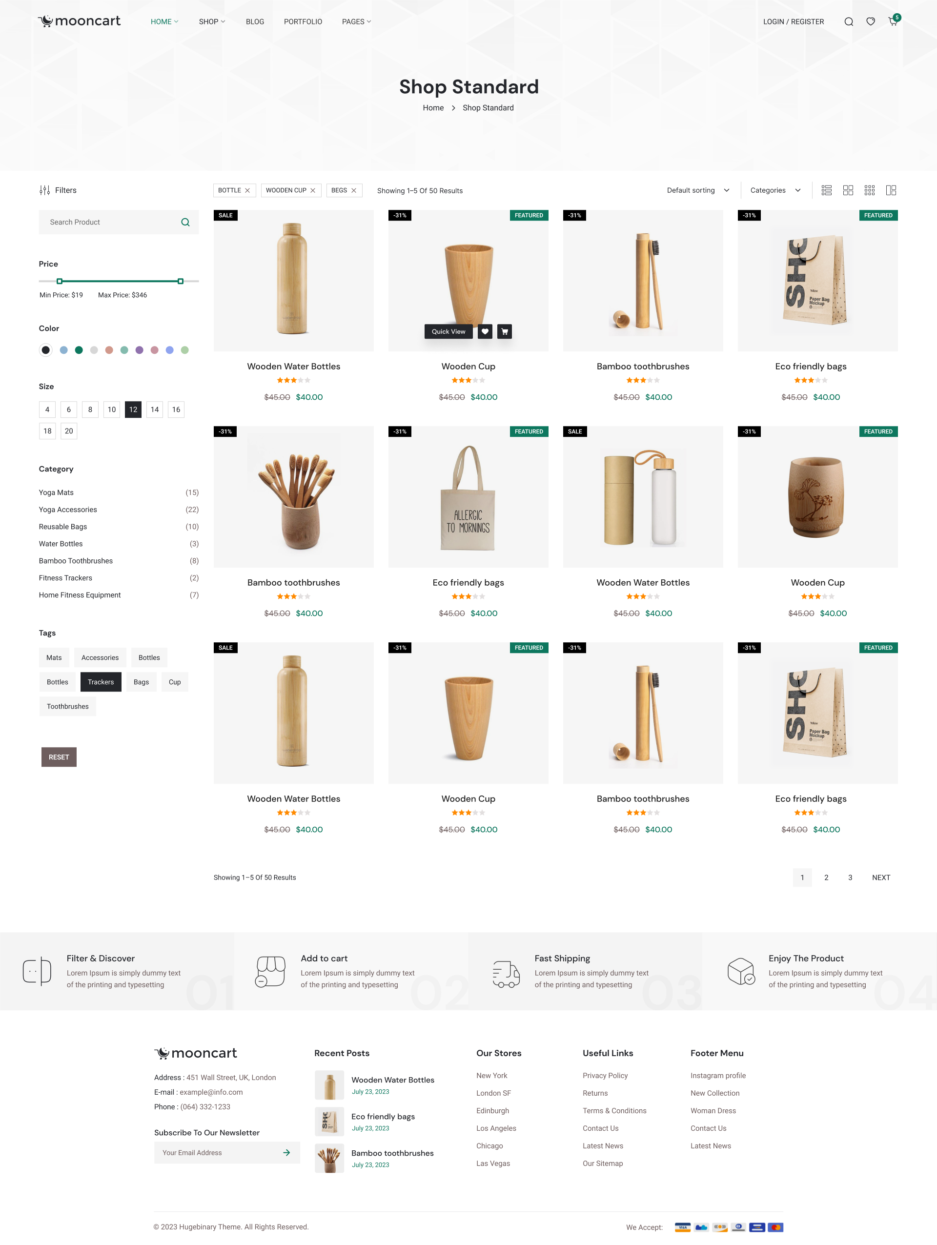 MoonCart - Modern & Multipurpose eCommerce Figma Template by hugebinary