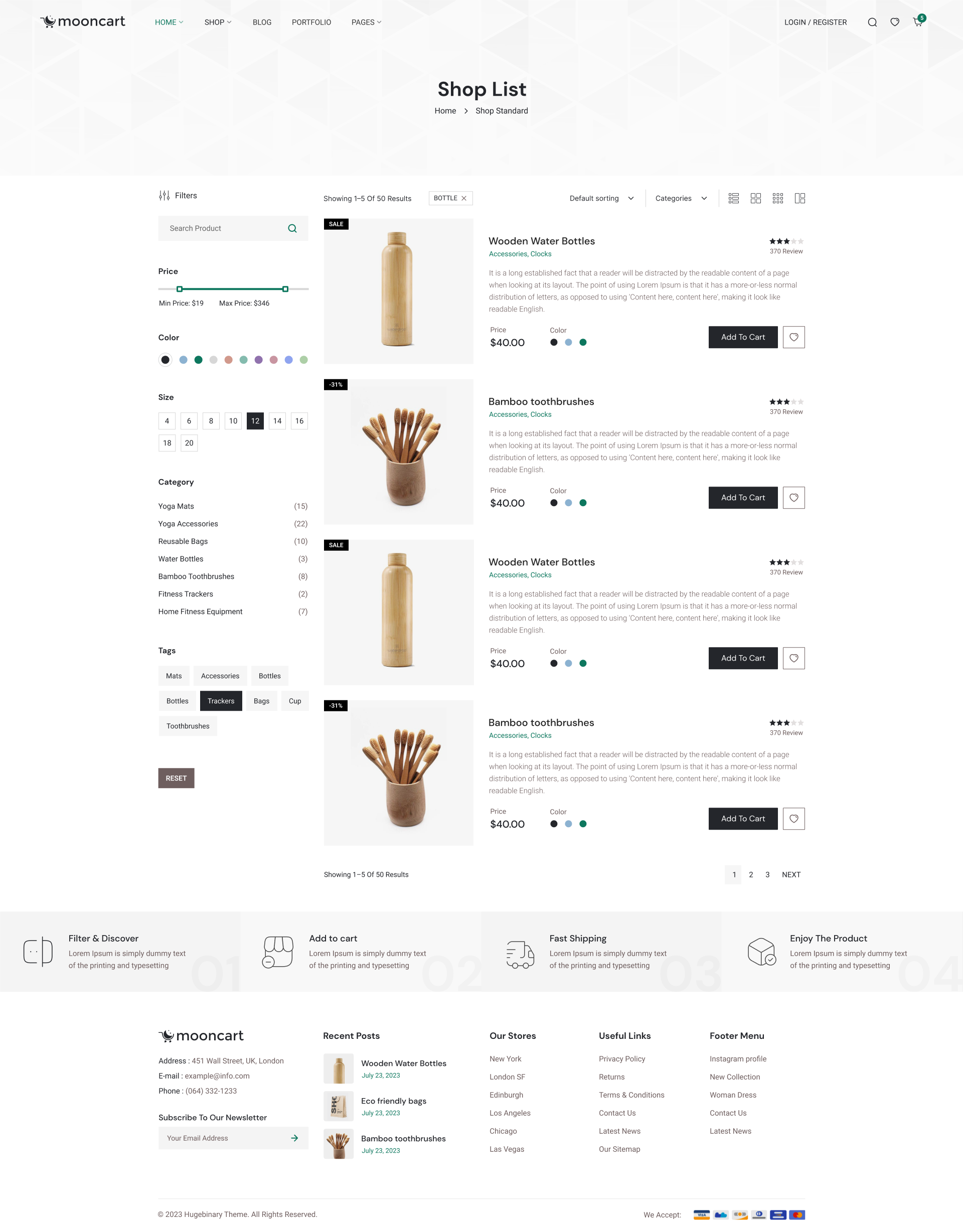 MoonCart - Modern & Multipurpose eCommerce Figma Template by hugebinary