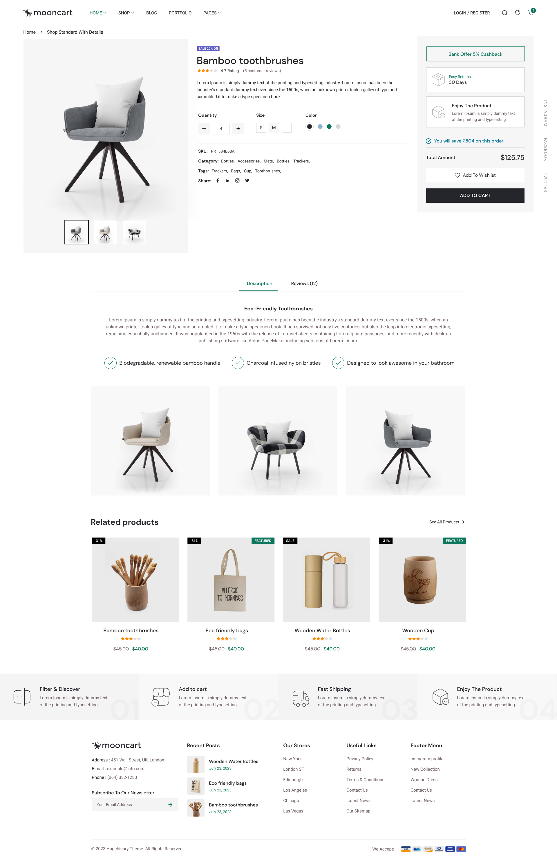 MoonCart - Modern & Multipurpose eCommerce Figma Template by hugebinary