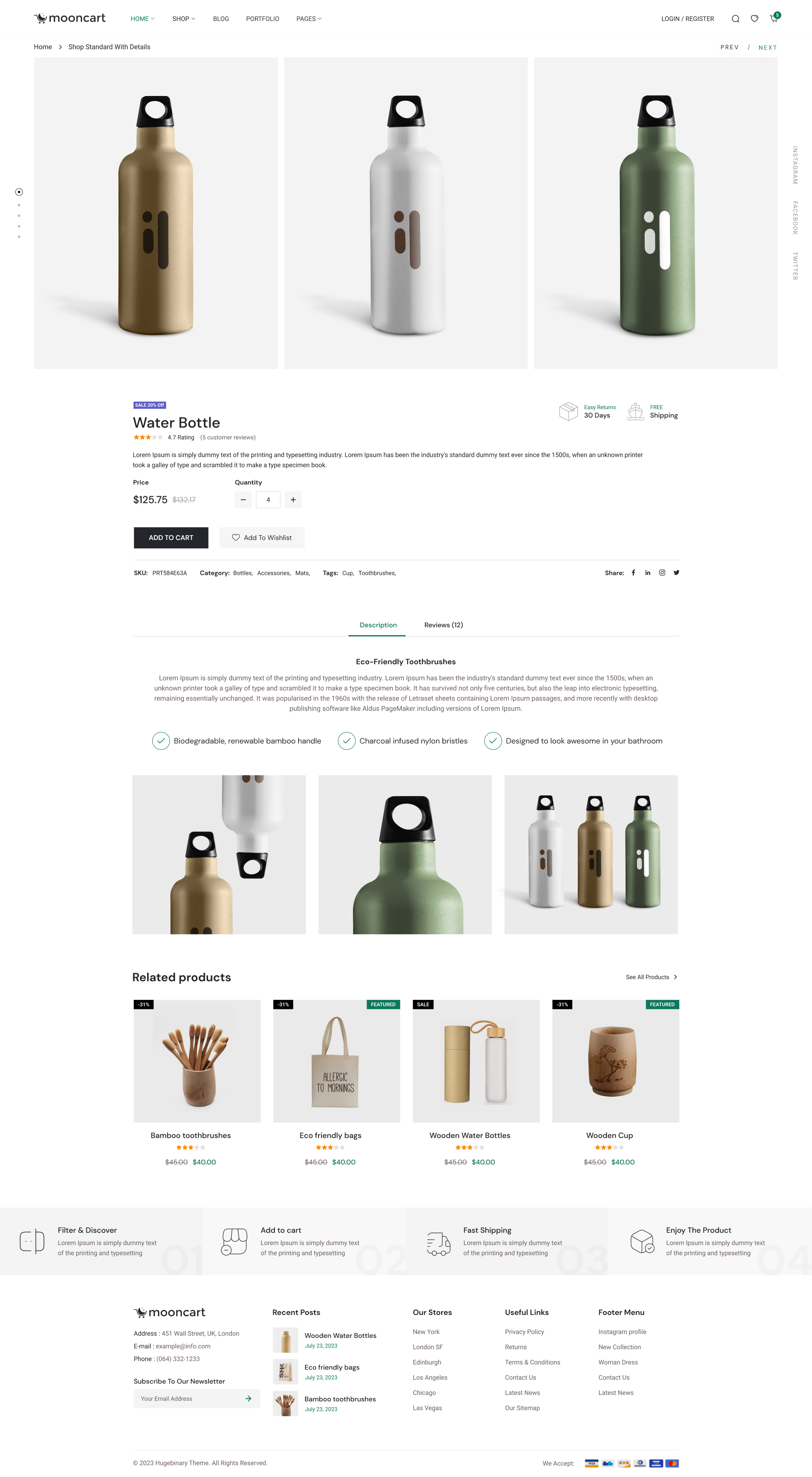MoonCart - Modern & Multipurpose eCommerce Figma Template by hugebinary