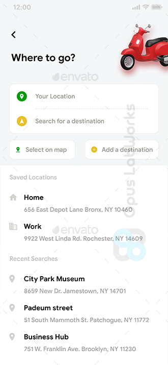 3 Apps | eCommerce Delivery App UI | Cab Booking UI | Parcel Delivery ...