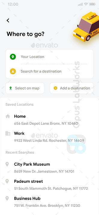 3 Apps | eCommerce Delivery App UI | Cab Booking UI | Parcel Delivery ...