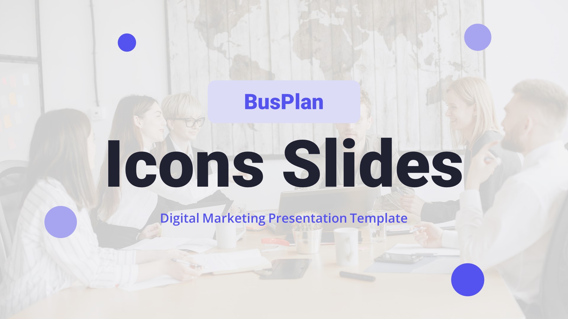 BusPlan - Digital Marketing Powerpoint Template, Presentation Templates
