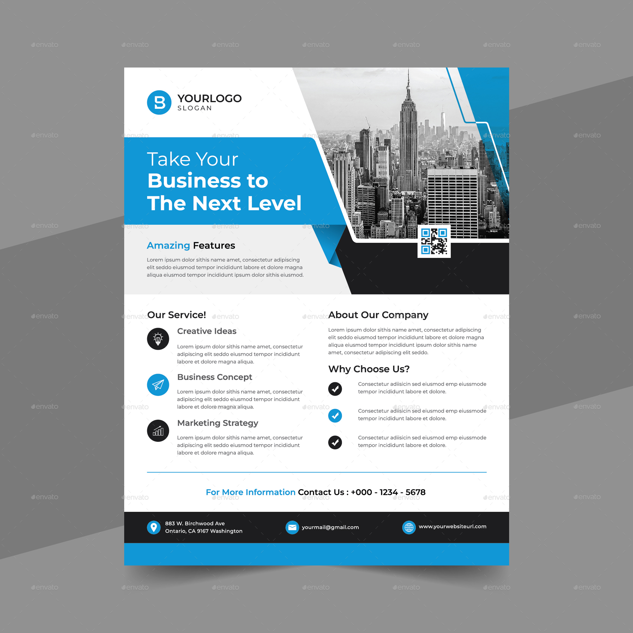 Business Flyer Template, Print Templates | GraphicRiver